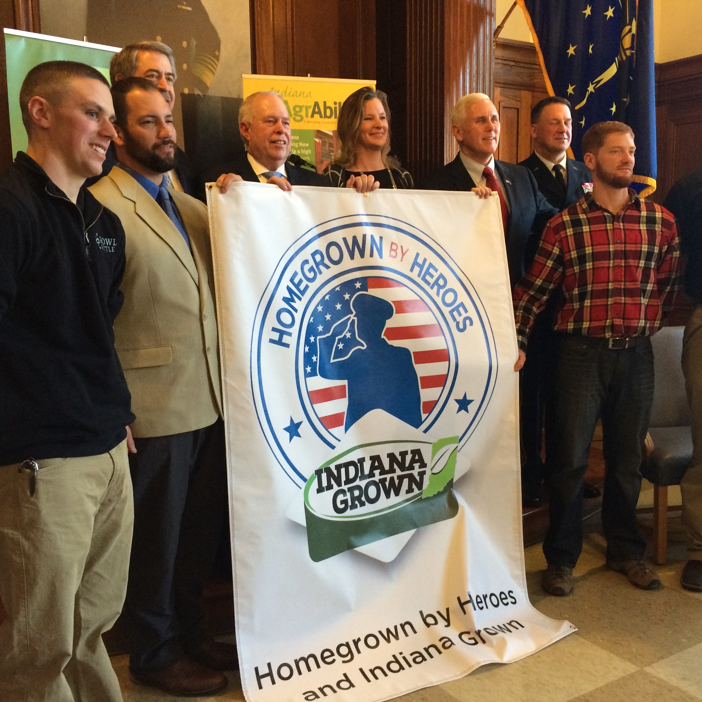State of Indiana, Homegrown By Heroes Launch Partnership - FARMER ...